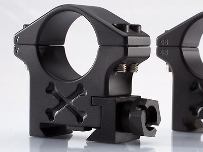Talley Picatinny / Tactical Scope Rings, 30mm, Medium, Black Armor ...