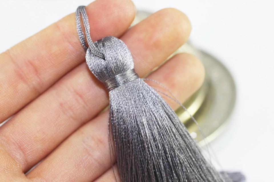 10 pcs HQ Extra Large Silky Tassel, 100% Turkish Product 110 mm Large ...
