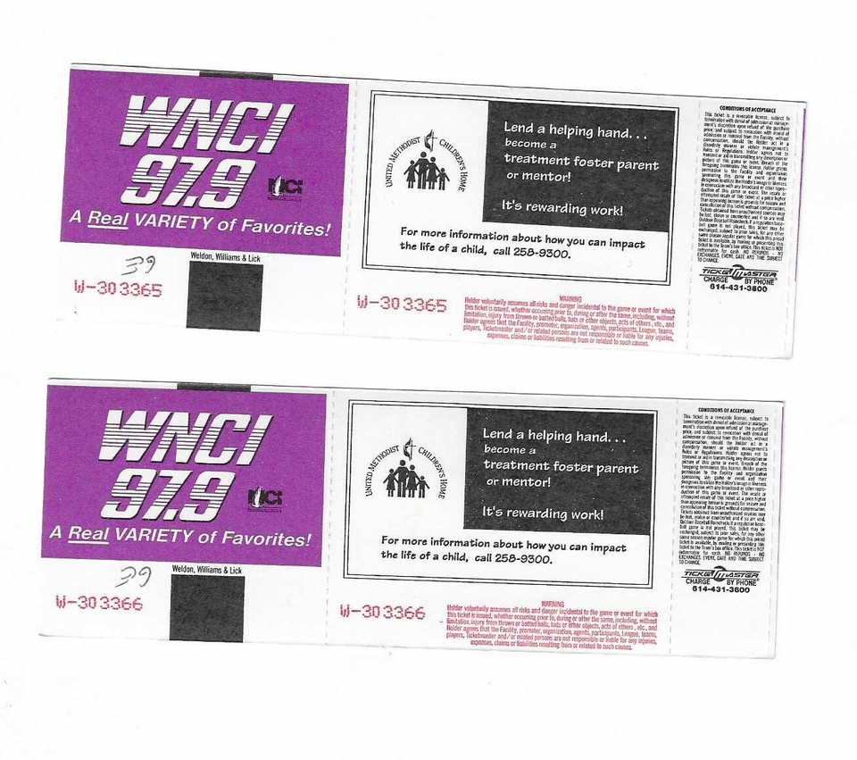 R.E.M. Unused Concert Tickets From June 3, 1995 | eBay