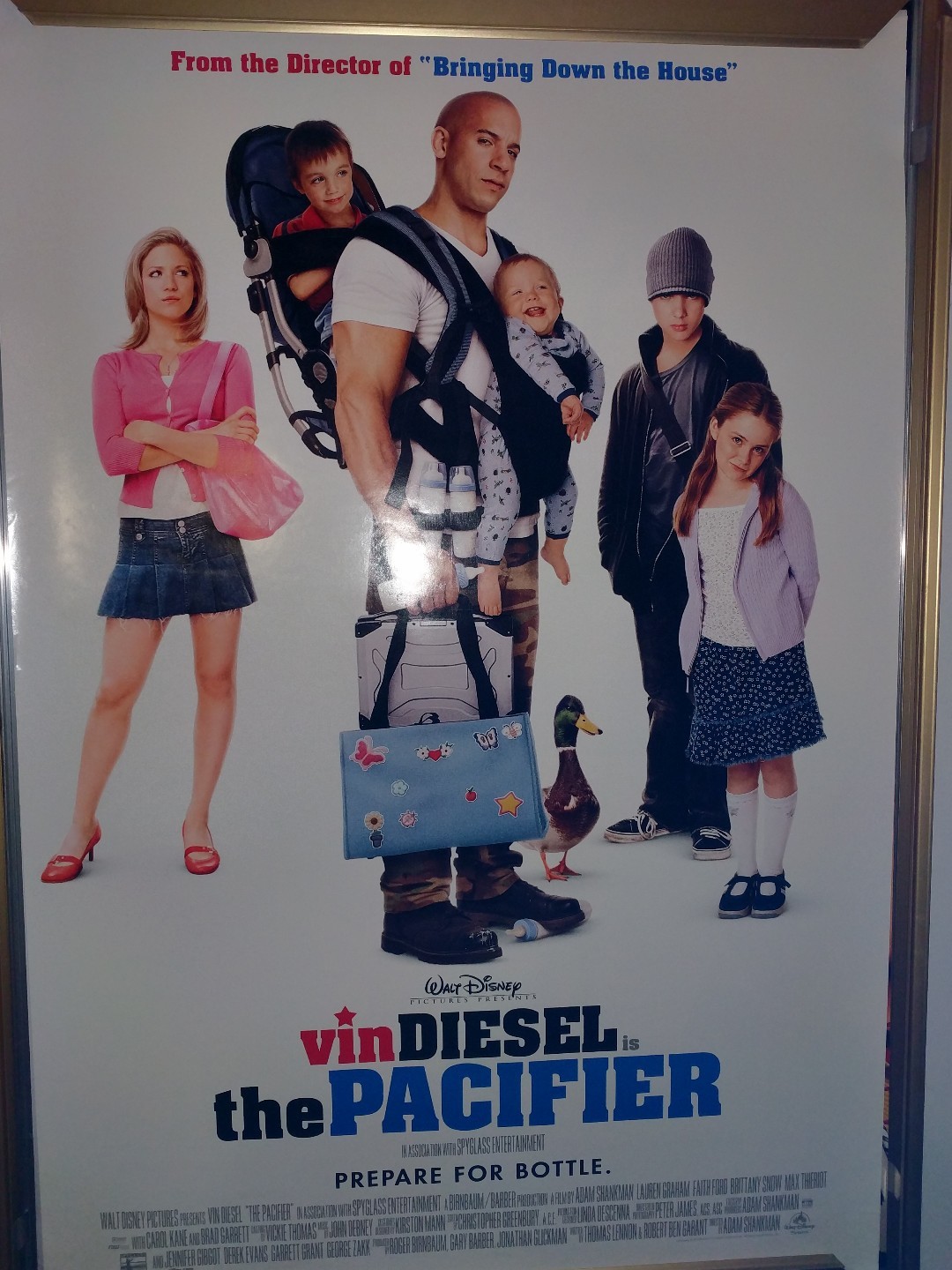 The Pacifier (Vin Diesel) original movie poster 27 x 40 one sheet | eBay