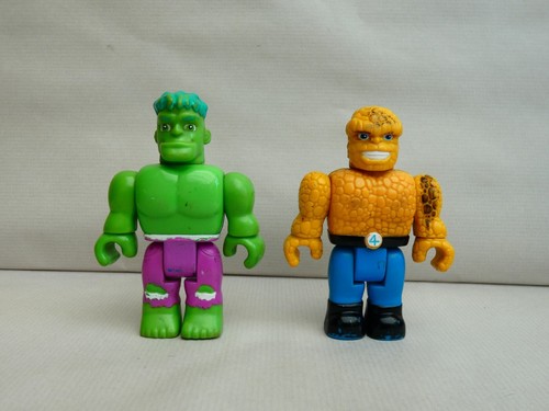 lot 2 figurines mega bloks hulk et la chose marvel comics | eBay