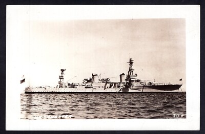 USS Chester Battleship RPPC Real Photo Vintage Postcard Unused | eBay