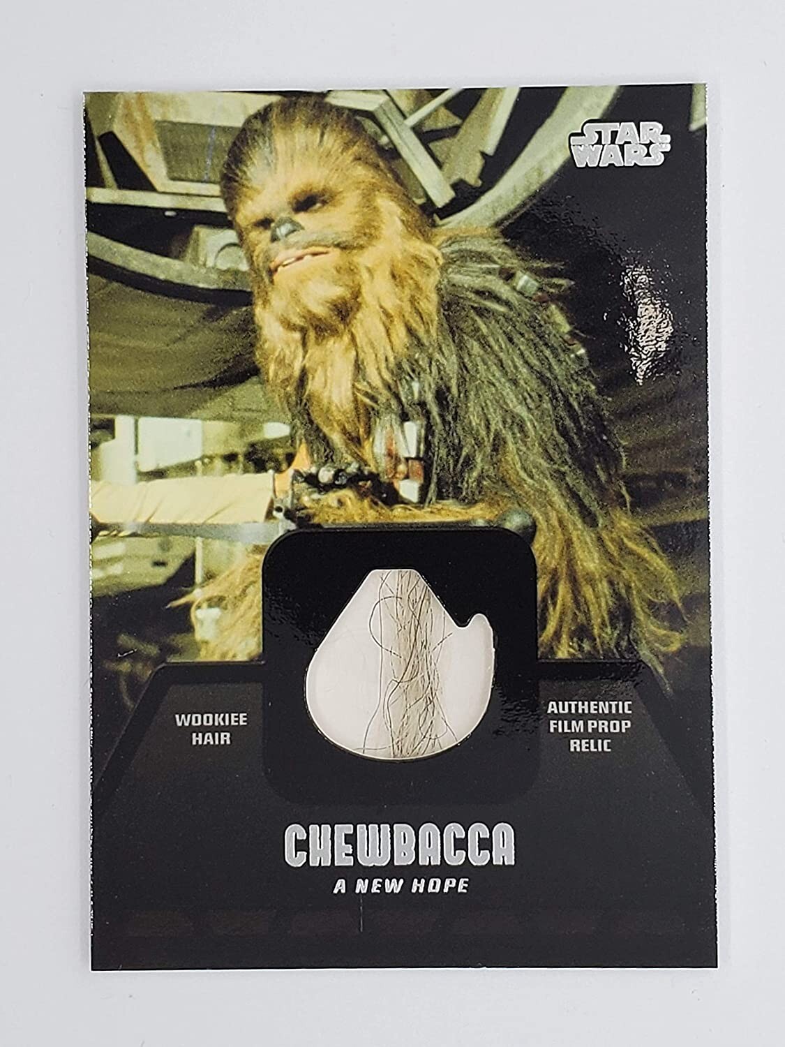 2013 Topps Star Wars Jedi Legacy Authentic Chewbacca Wookie Fur Relic ...