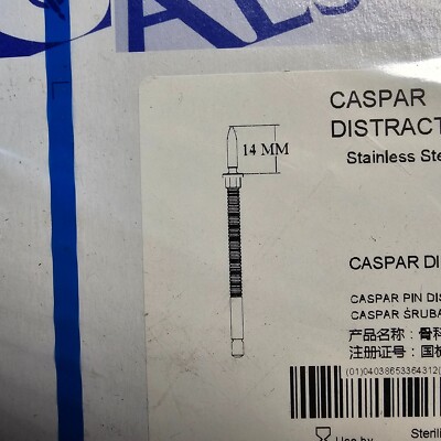 10 PC Caspar Distraction Screws 14mm HQ Stainless Steel Pin | eBay