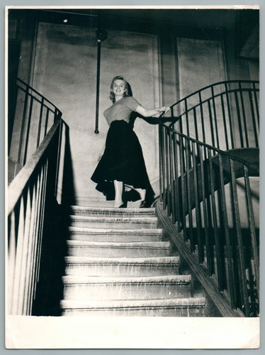 ODILE RODIN EN 1960's BELLE PHOTO VINTAGE ORIGINALE ACTRICE LYONNAISE ...