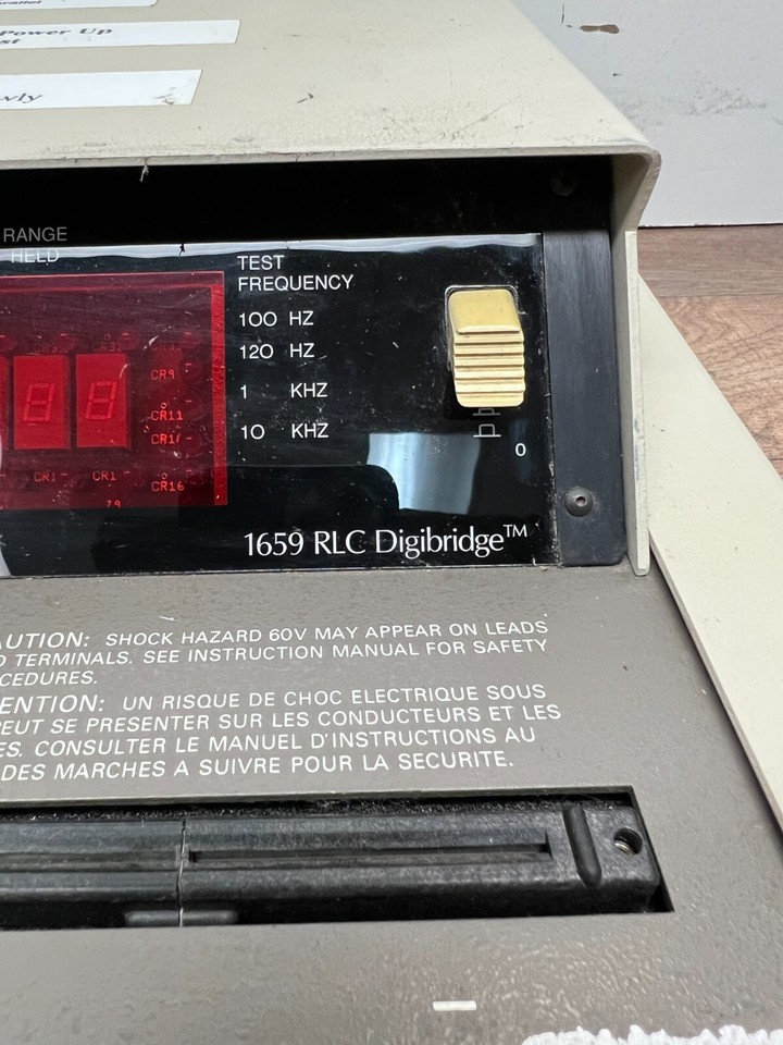 GenRad 1659 RLC Digibridge 10Hz-10kHz LCR Meter | eBay
