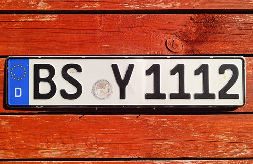 GERMANY/GERMAN License Plate from Europe | eBay