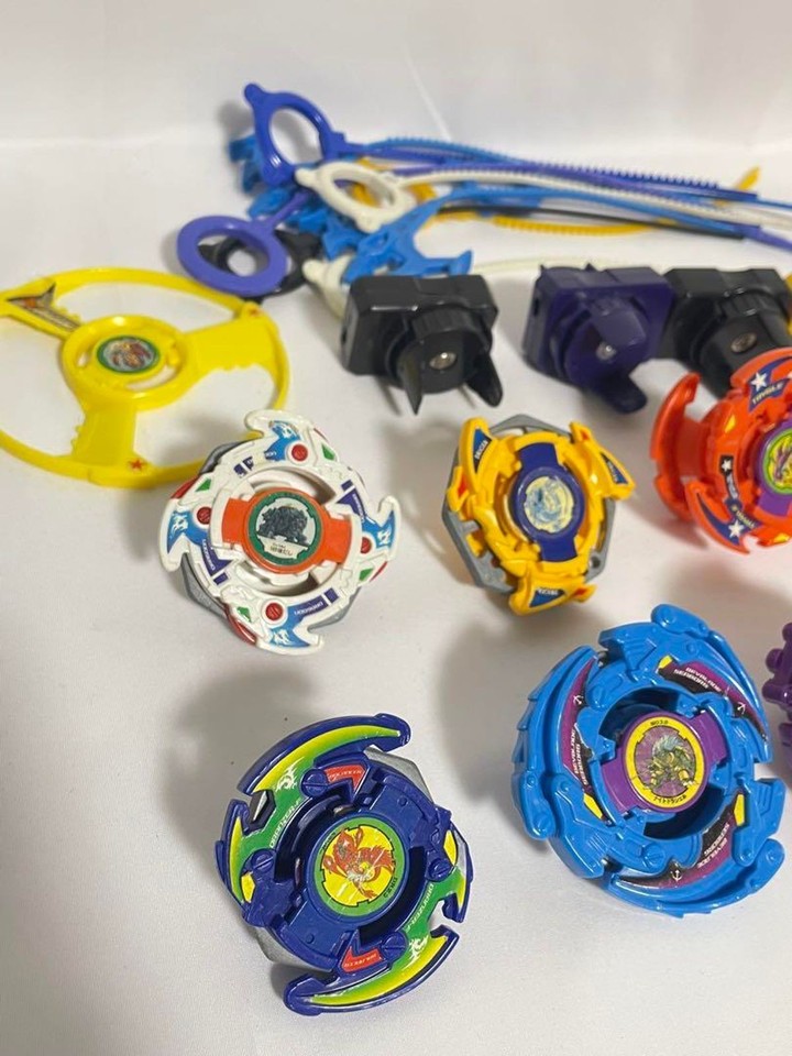 Beyblade Gen 1 Starter Set Lot Original Beyblades Launchers Toys | eBay