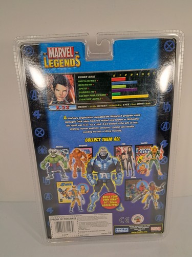 NIB Vintage 2005 ToyBiz Marvel Legends Apocalypse BAF Series X-23 ...