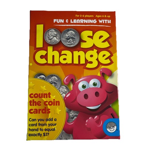 Loose Change Count the Coin Card Game Mindware 2009 Educational Money ...