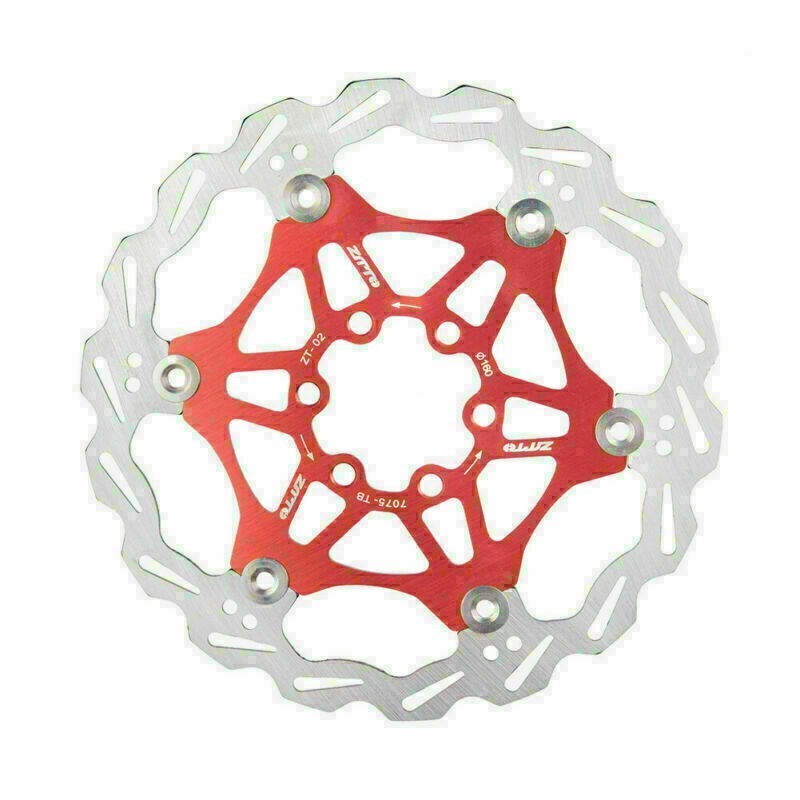 For ZZTO MTB Bike Floating Brake Disc160/180mm Disc Brake Rotor Cooling ...