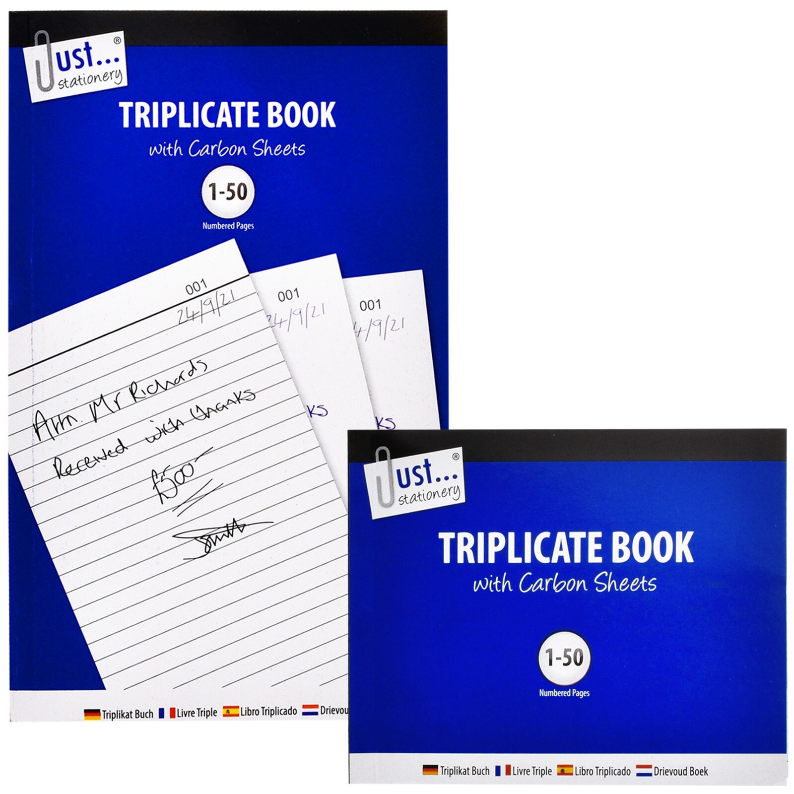 DUPLICATE BOOKS Carbon Copy Carbonless Cash Sales Order VAT Payment ...