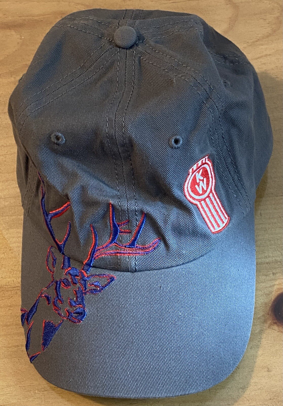 Kenworth Motors Trucks Blue & Red Embroidered "KW" Lo… - Gem