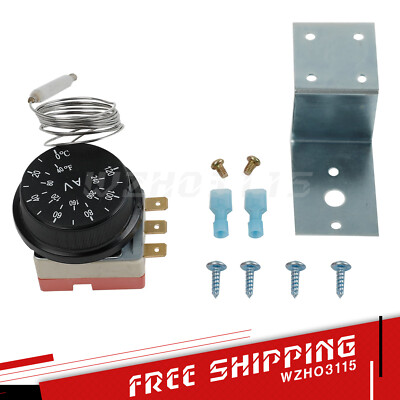 Automotive Radiator Adjustable Fan Thermostat Switch Temperature ...