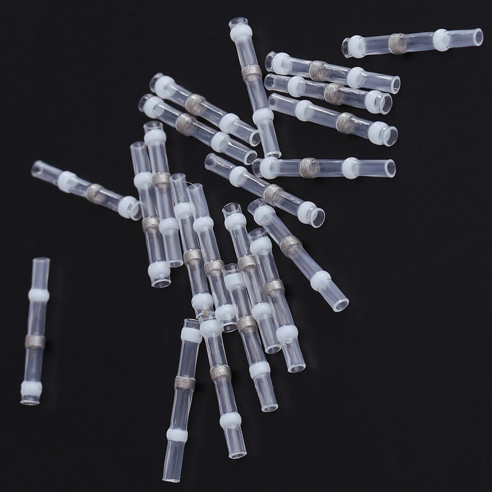100Pcs 26-24AWG Waterproof Heat Shrink Solder Sleeve Seal Wire Splice ...