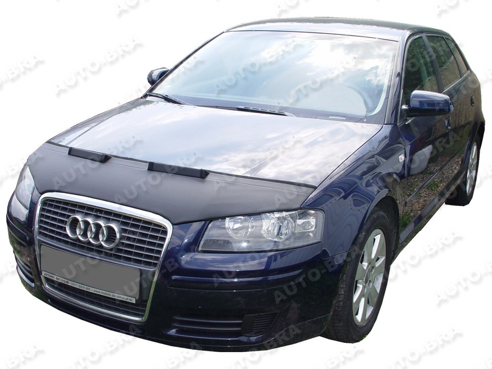 CAR HOOD BONNET BRA fits AUDI A3 8P 2005 - 2008 NOSE FRONT END MASK ...