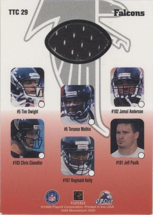 1999 Playoff Momentum SSD Jamal Anderson #TTC 29 for sale | eBay