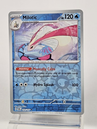 Pokemon Scarlet & Violet Twilight Masquerade MILOTIC 050/167 Reverse ...