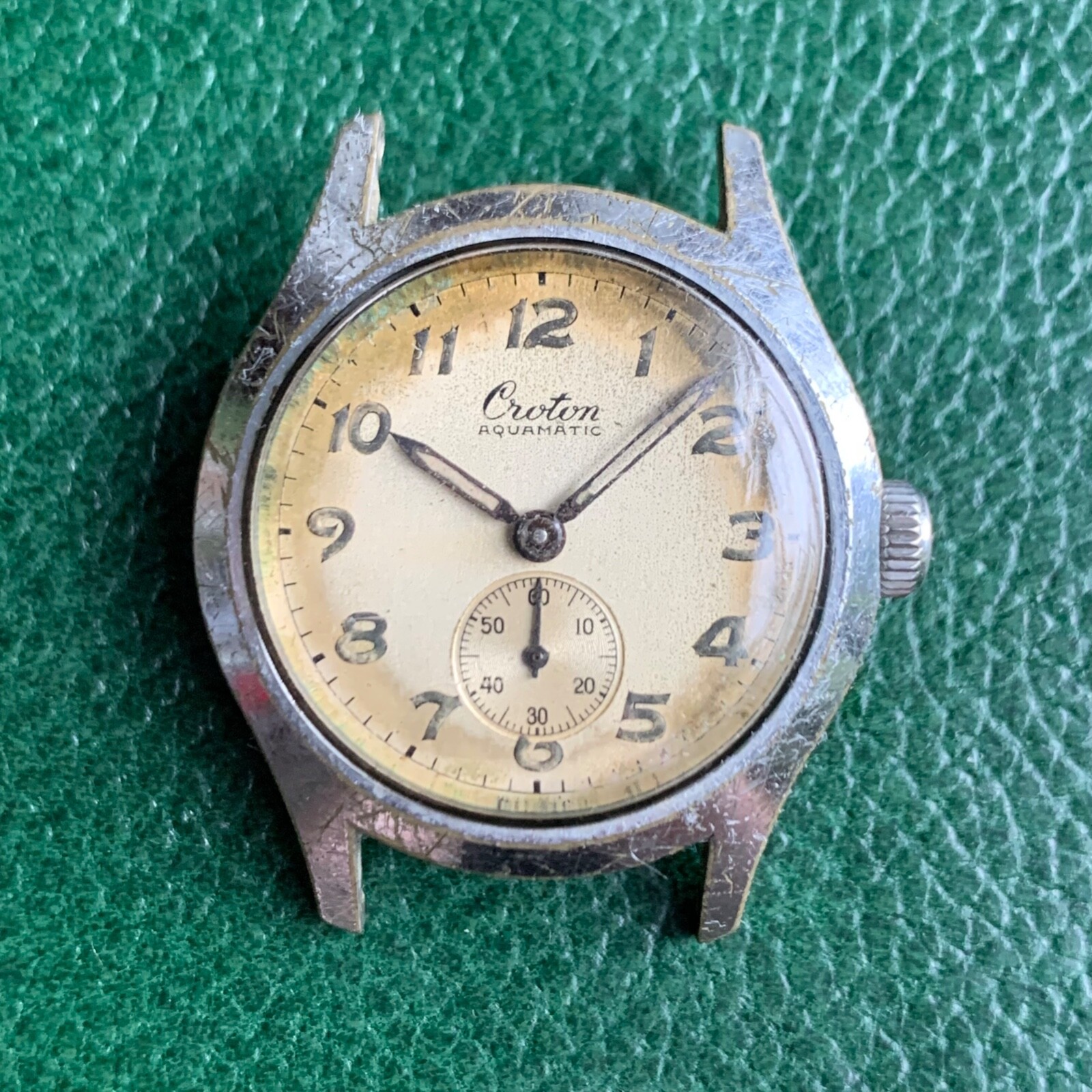 Croton Aquamatic Automatic Bumper Clamshell Case Wristwatch Parts #3 | eBay