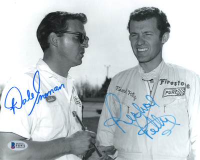 DALE INMAN & RICHARD PETTY DUAL SIGNED AUTOGRAPHED 8x10 PHOTO RARE ...