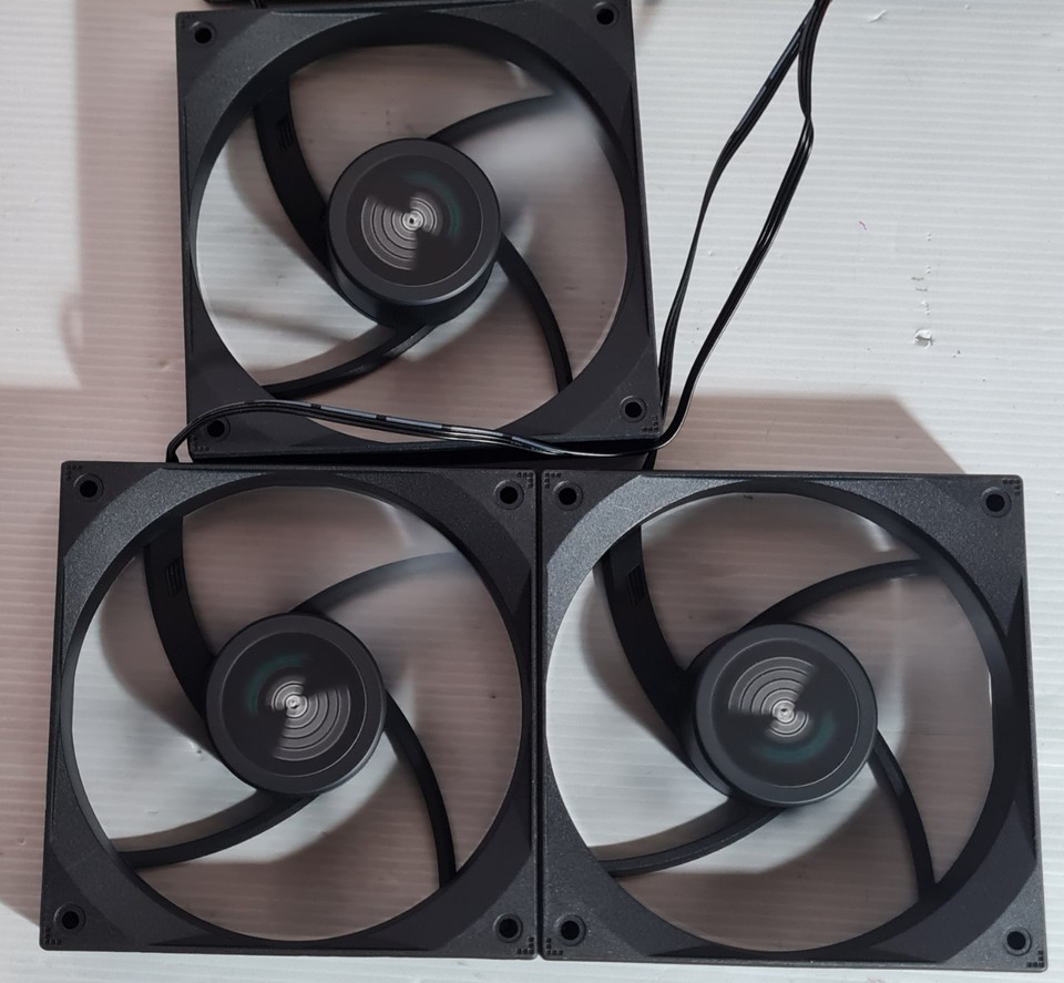Deepcool Desktop Case Fan 120mm PC Fans Black 3-pin Connector 3 Pack ...