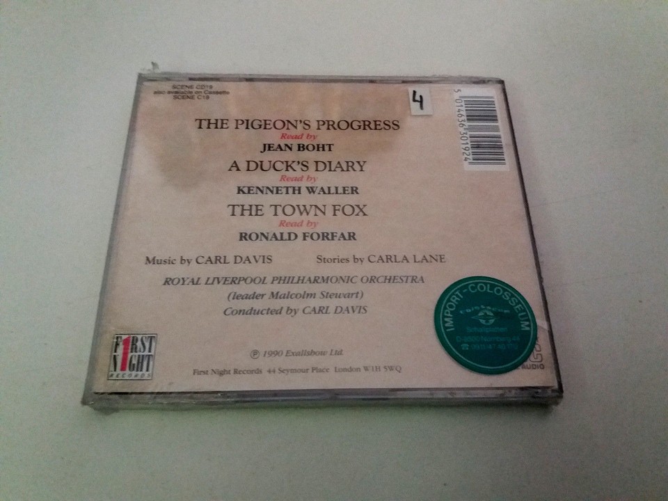 Carl Davis "The Town Fox and Other Music Tales" CD Sealed Carla Lane | eBay