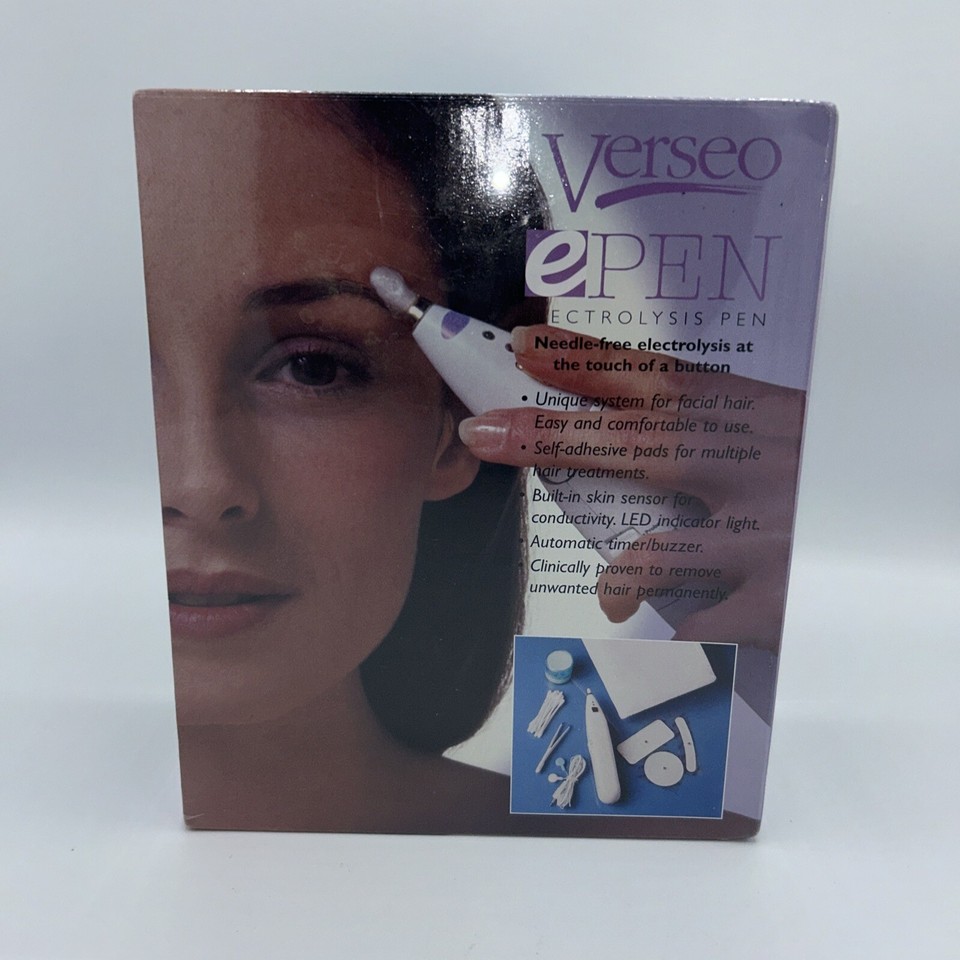 Verseo ePen Permanent Hair Removal Needle-Free Electrolysis Pen System ...