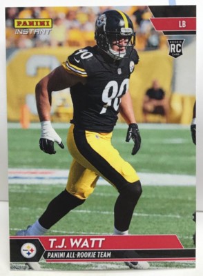 T.J. Watt 2017 Panini Instant All-Rookie Team RC #ART-18 - STEELERS ...