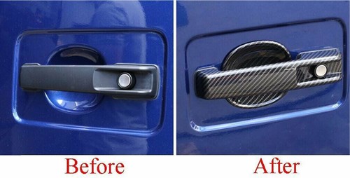 Carbon Fiber ABS Door Handle Cover For Mercedes Benz G W463 G500 G55 ...