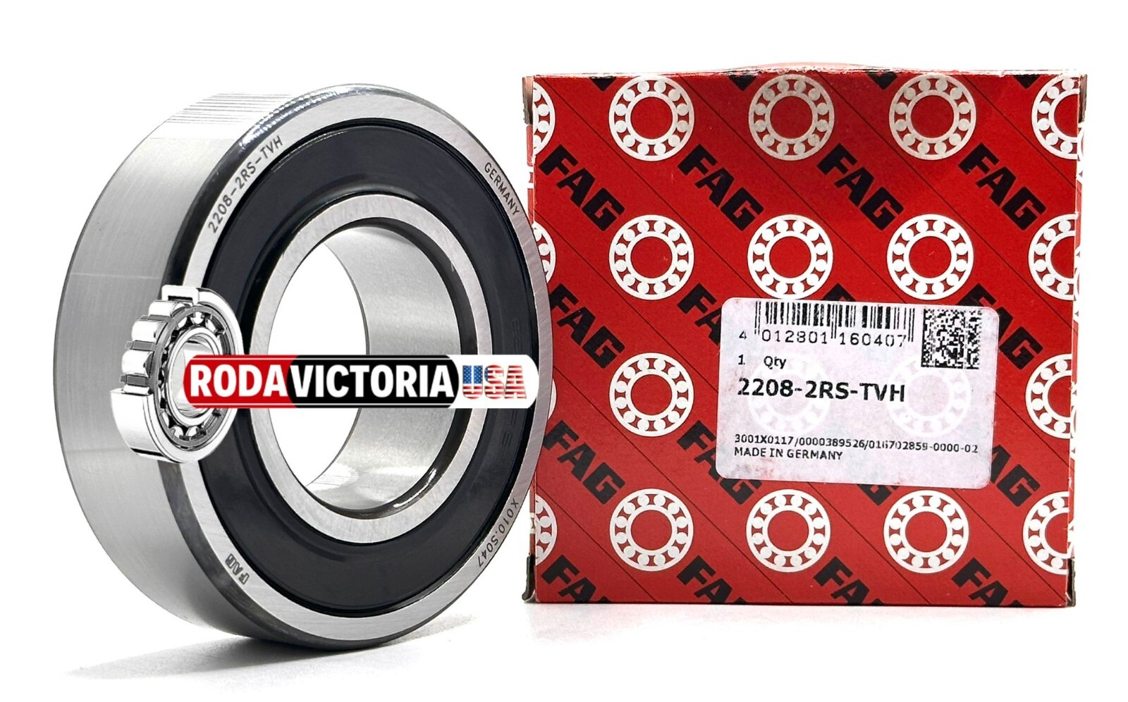 FAG 2208-2RS-TVH Self Aligning Bearing Rubber Seals 40x80x23 mm | eBay