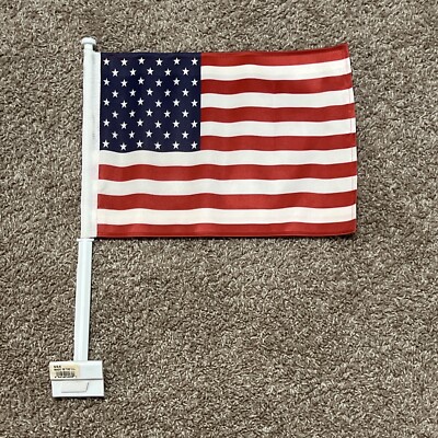 Heavy duty USA Double Sided Car Flag US Car Window Flag American Flag ...
