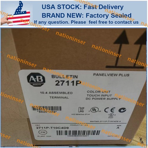 2711P-T10C4D9 /A AB PanelView Plus 6 1000 10" Color/Touch Terminal ...