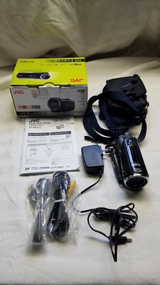 JVC HD memory camera Everio GZ-HM35 complete w box for parts semi ...