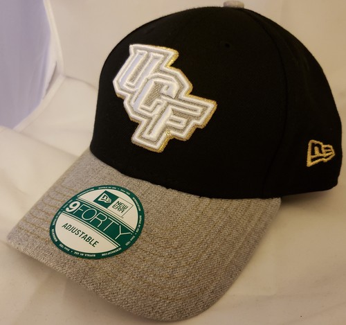 NWT NEW ERA UCF Knights Central Florida 9FORTY black adjustable cap hat ...