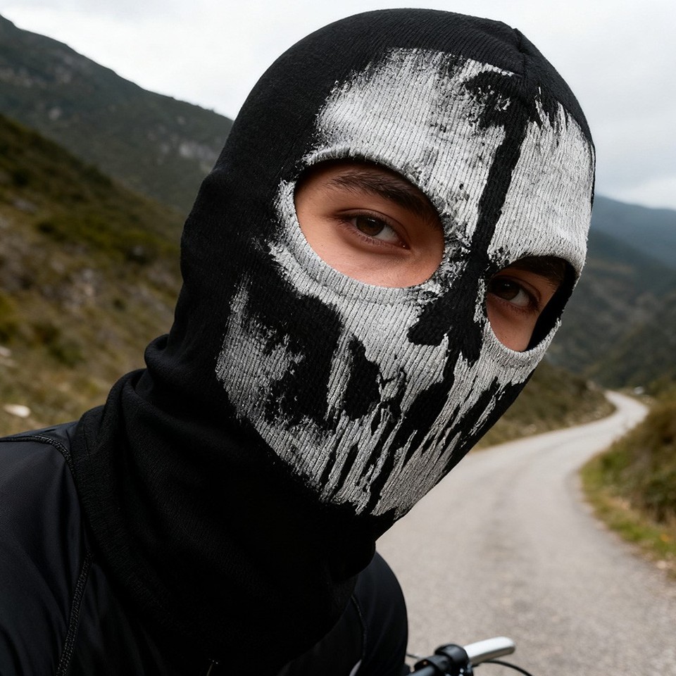 Balaclava Ghost Skeleton Skull Face Mask Ski Headwear for Halloween ...