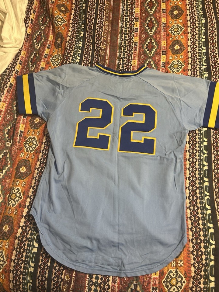 Milwaukee Brewers 1982 Charlie Moore Game Used Jersey | eBay