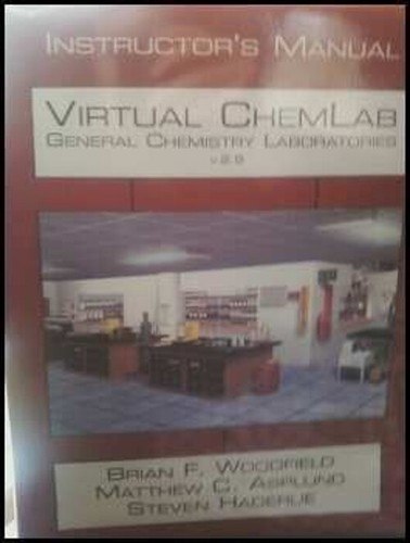 instructor's manual virtual chemlab general chemistry laboratory 9780132280105| eBay