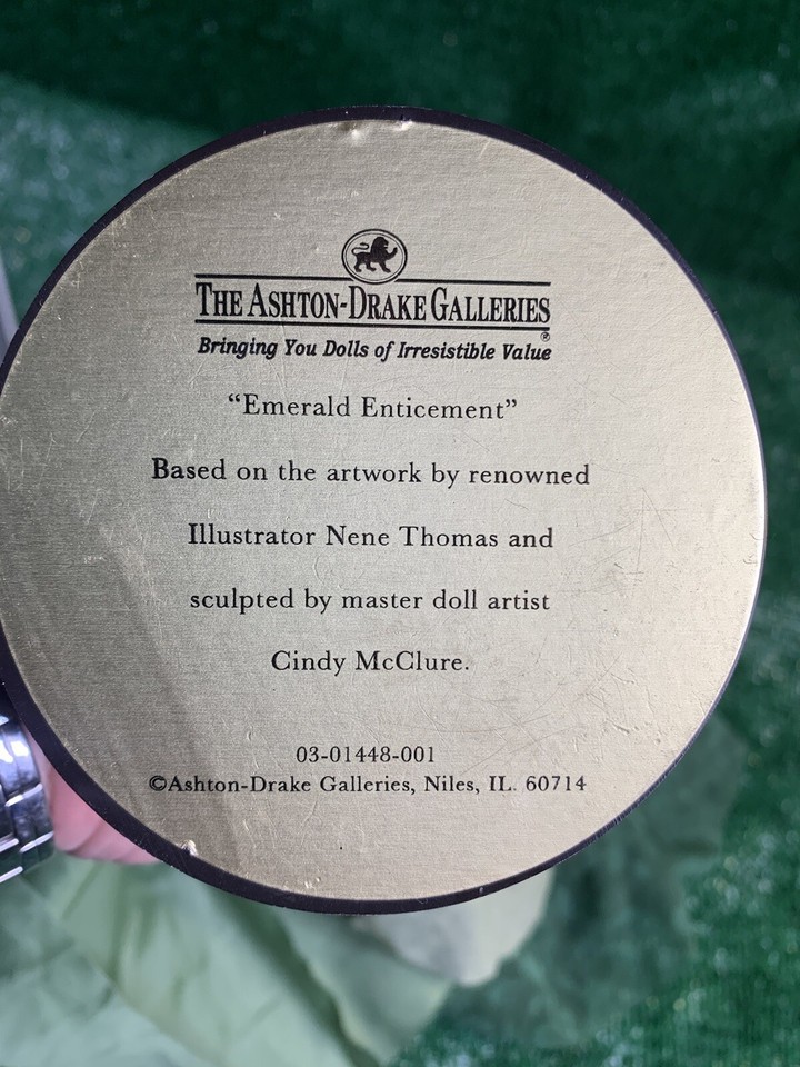 the ashton drake galleries emerald enticement 16 Inch figure READ | eBay