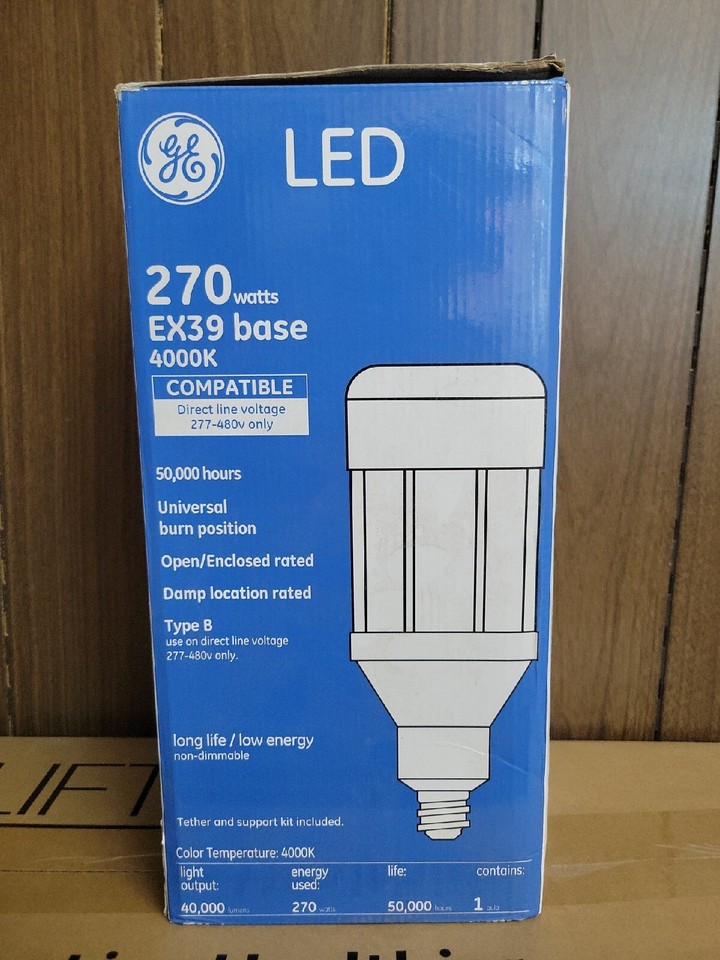 GE LED - 4000k - 270 watts - EX39 base | eBay