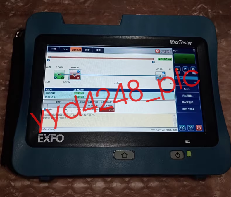 new OTDR EXFO MAX-730C-SM2 with 1625nm live fiber tester OTDR & iOLM ...