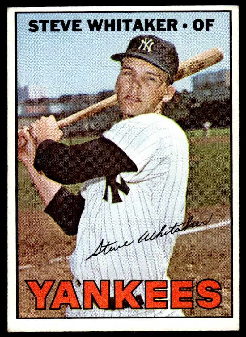 1967 Topps Steve Whitaker RC New York Yankees #277 | eBay