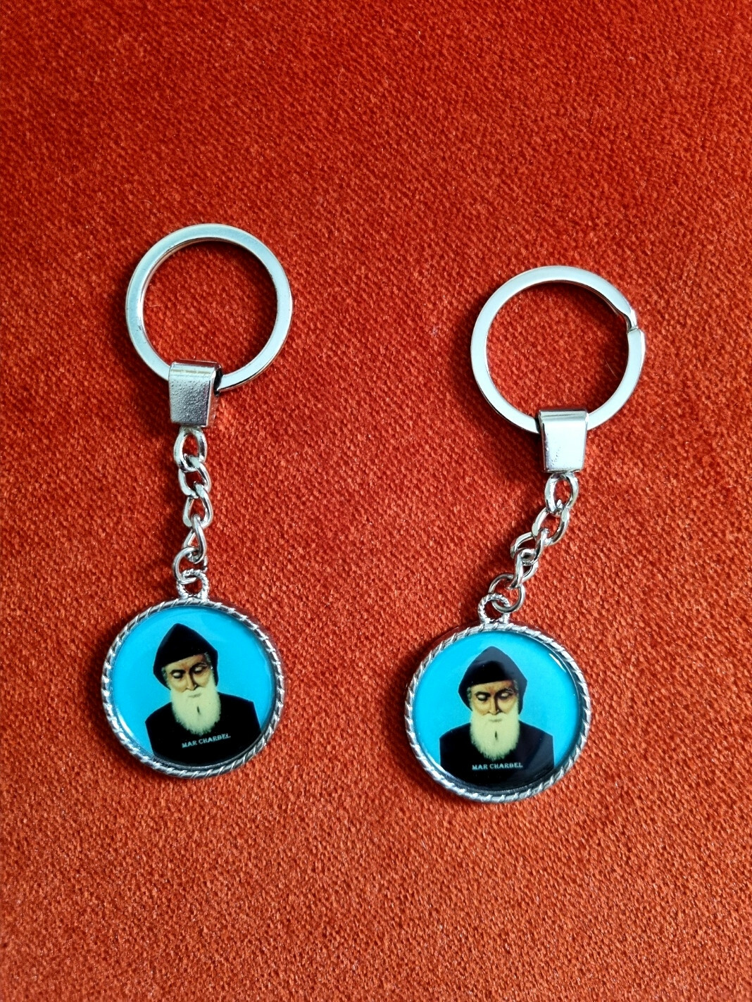 2 St.Charbel Makhlouf of Lebanon Keychain Sharbel + gift | eBay
