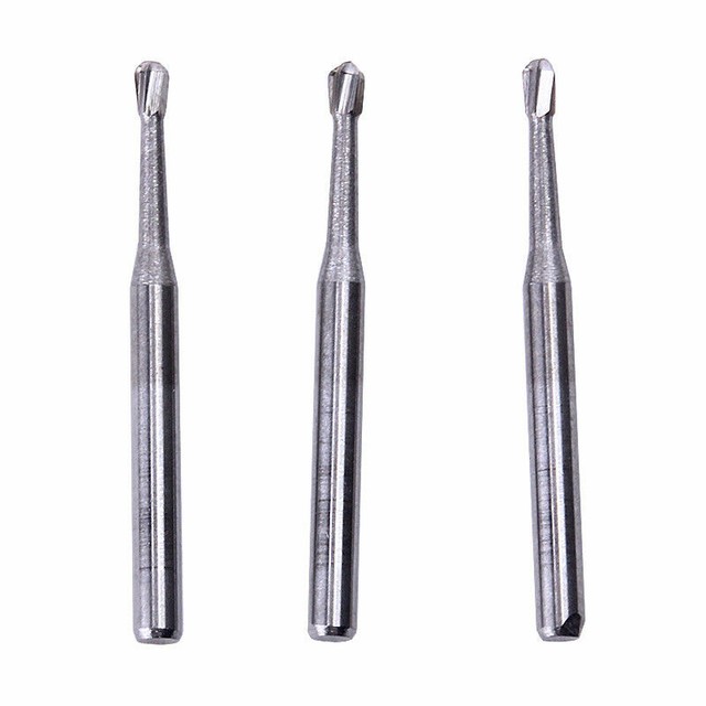 Dental Carbide Bur 10-Pack S FG #330 Pear Shape For High-Speed ...