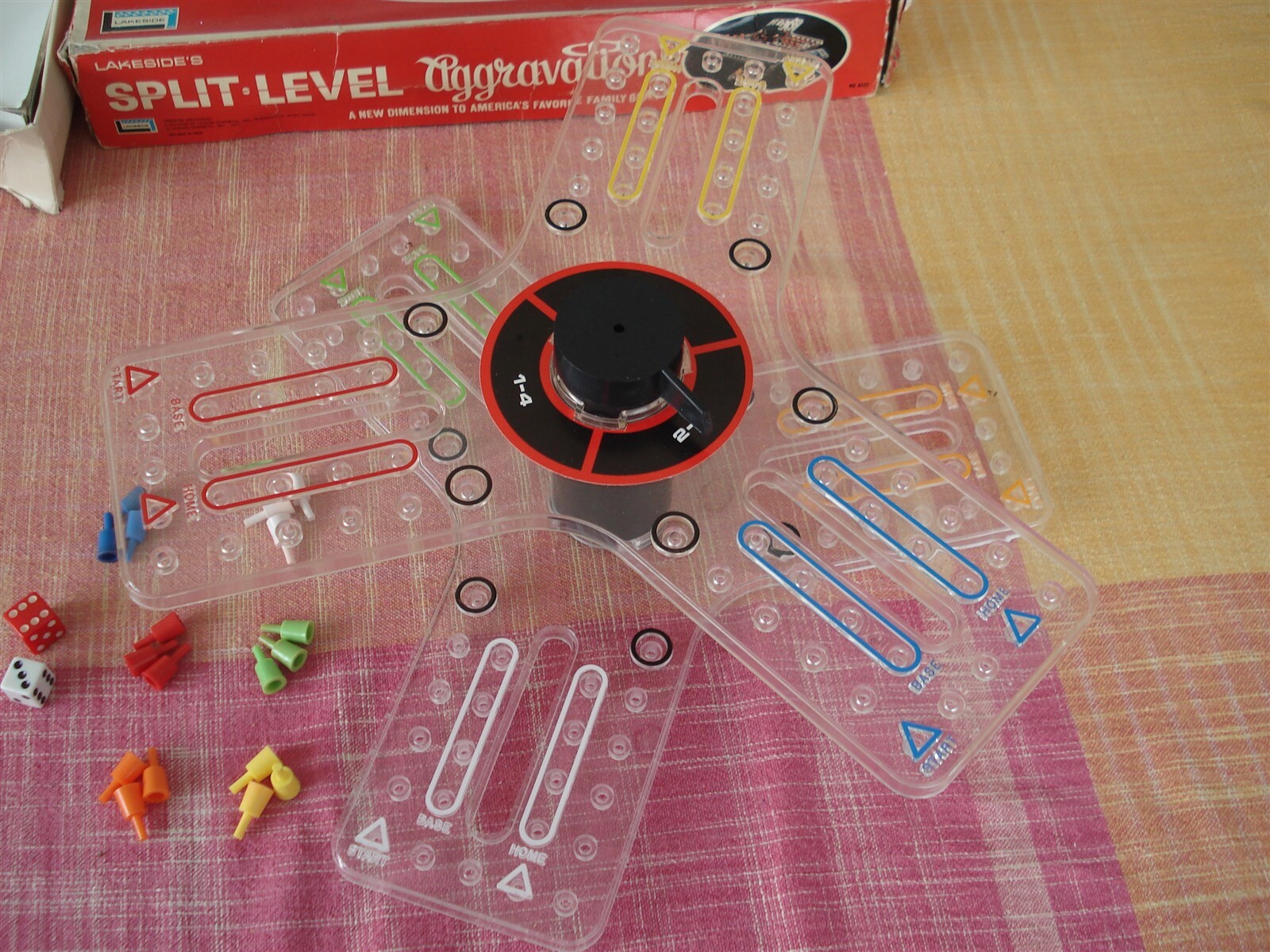 SPLIT LEVEL AGGRAVATION GAME - AGGRAVATION GAME - LAKESIDE - VINTAGE ...