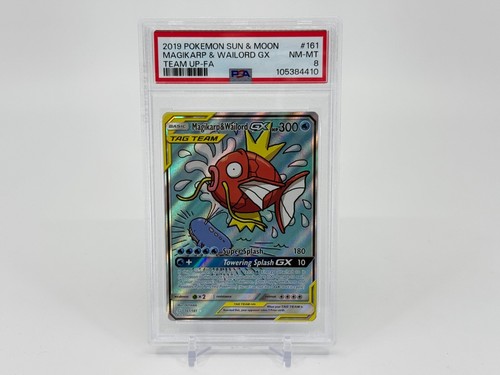 Magikarp & Wailord GX (Alternate Full Art) 161/181 Sm-Team Up Holo for ...