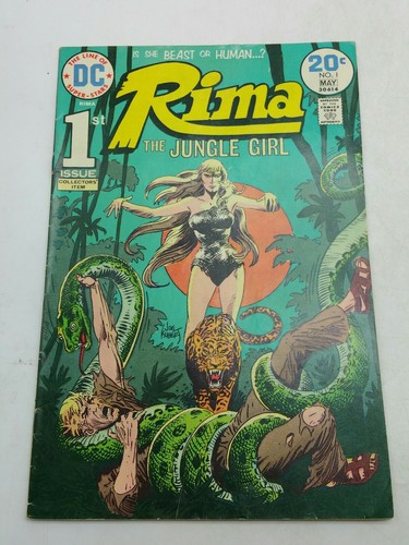 DC Comic Rima The Jungle Girl Vol 1 No 1 1974 N1A47 | eBay
