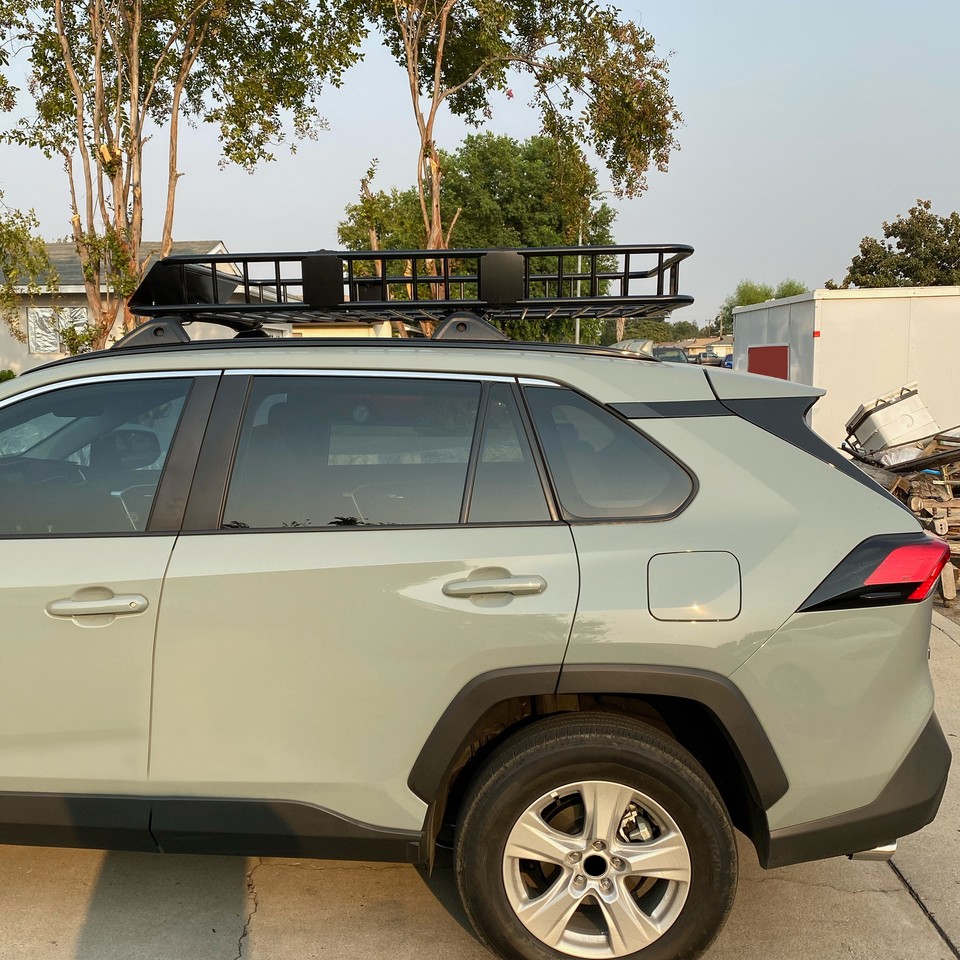 Universal 500LBS 64" Roof Rack Cargo Basket Car Rooftop Baskets Luggage ...