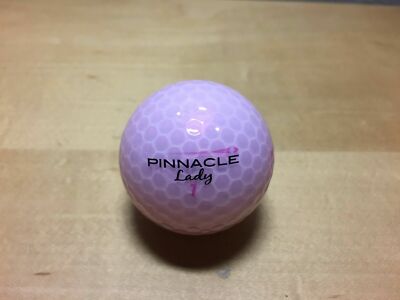 Nouveau - 1X Balle De Golf - PINNACLE Lady 1 - Balle De Golf - Rose | eBay