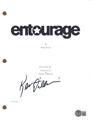 Kevin Dillon Signed Autographed Entourage Pilot Script Screenplay Beckett COA | eBay