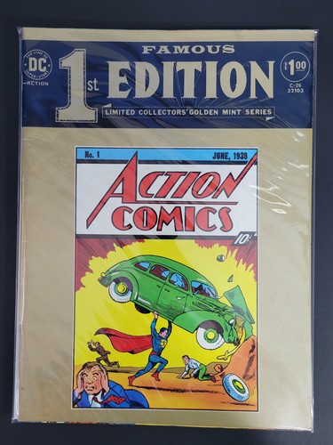 Action Comics #1 Famous First Edition 1974 DC Reprints 1st Superman ...